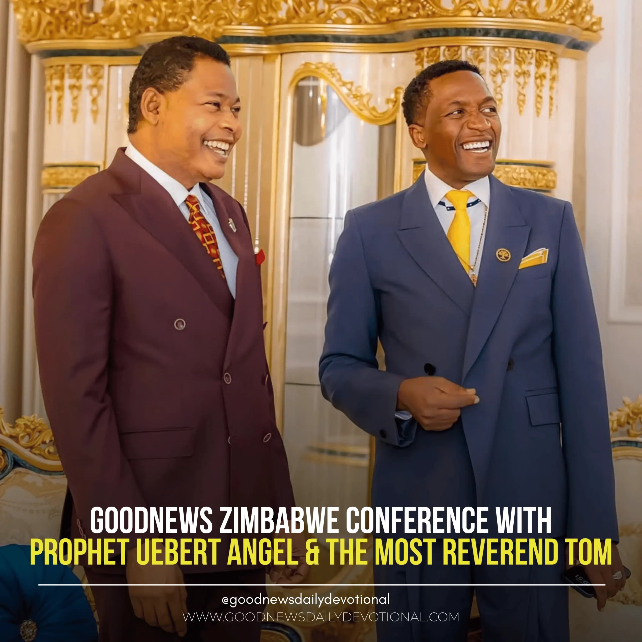 GoodNews Zimbabwe conference with Prophet Uebert Angel & The Most ...